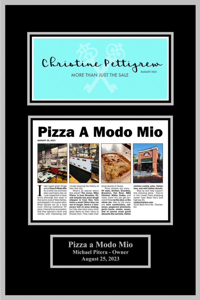 In the News - Brick oven pizza | Pizza a Modo Mio | United States